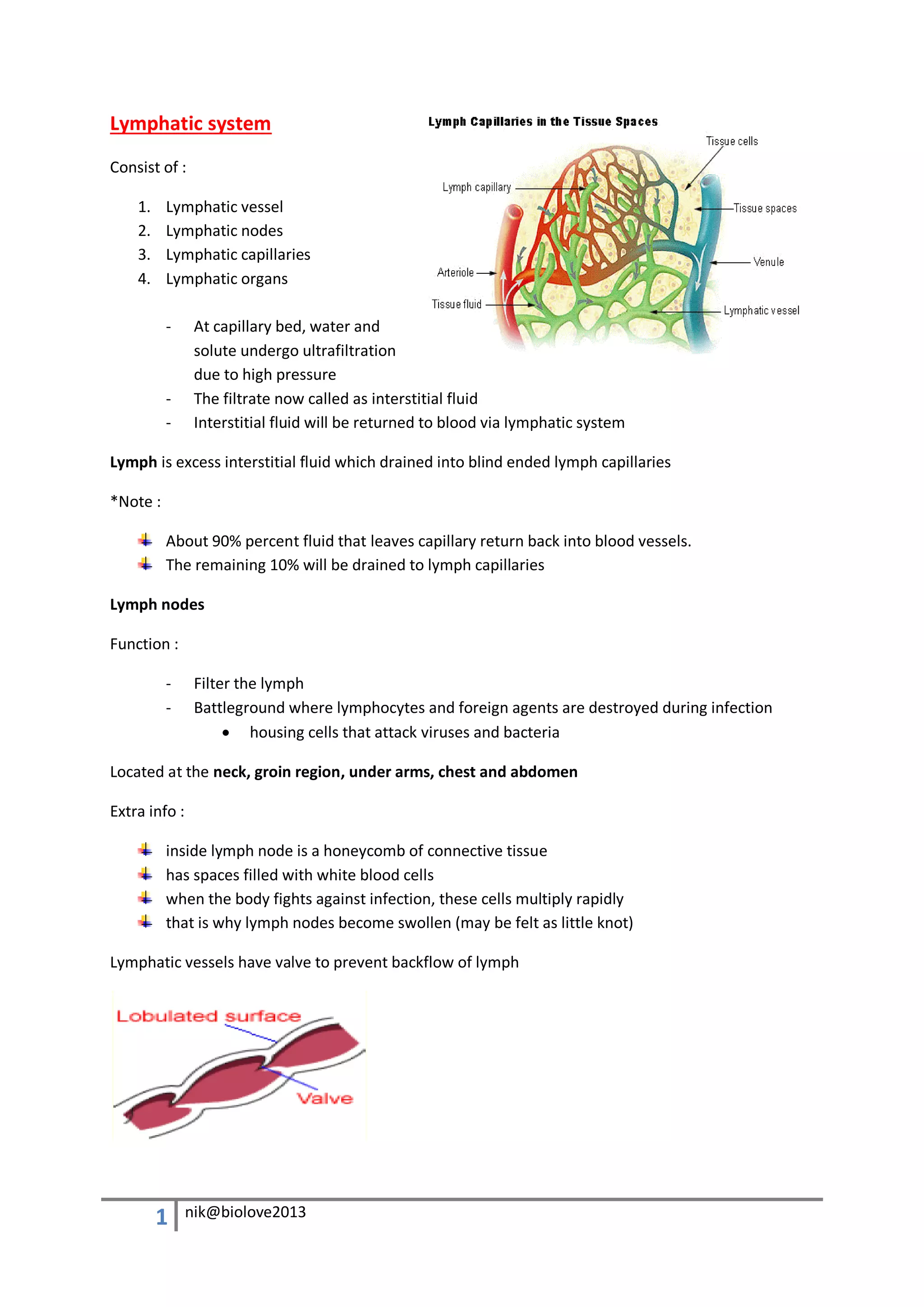 Lymphatic system | PDF