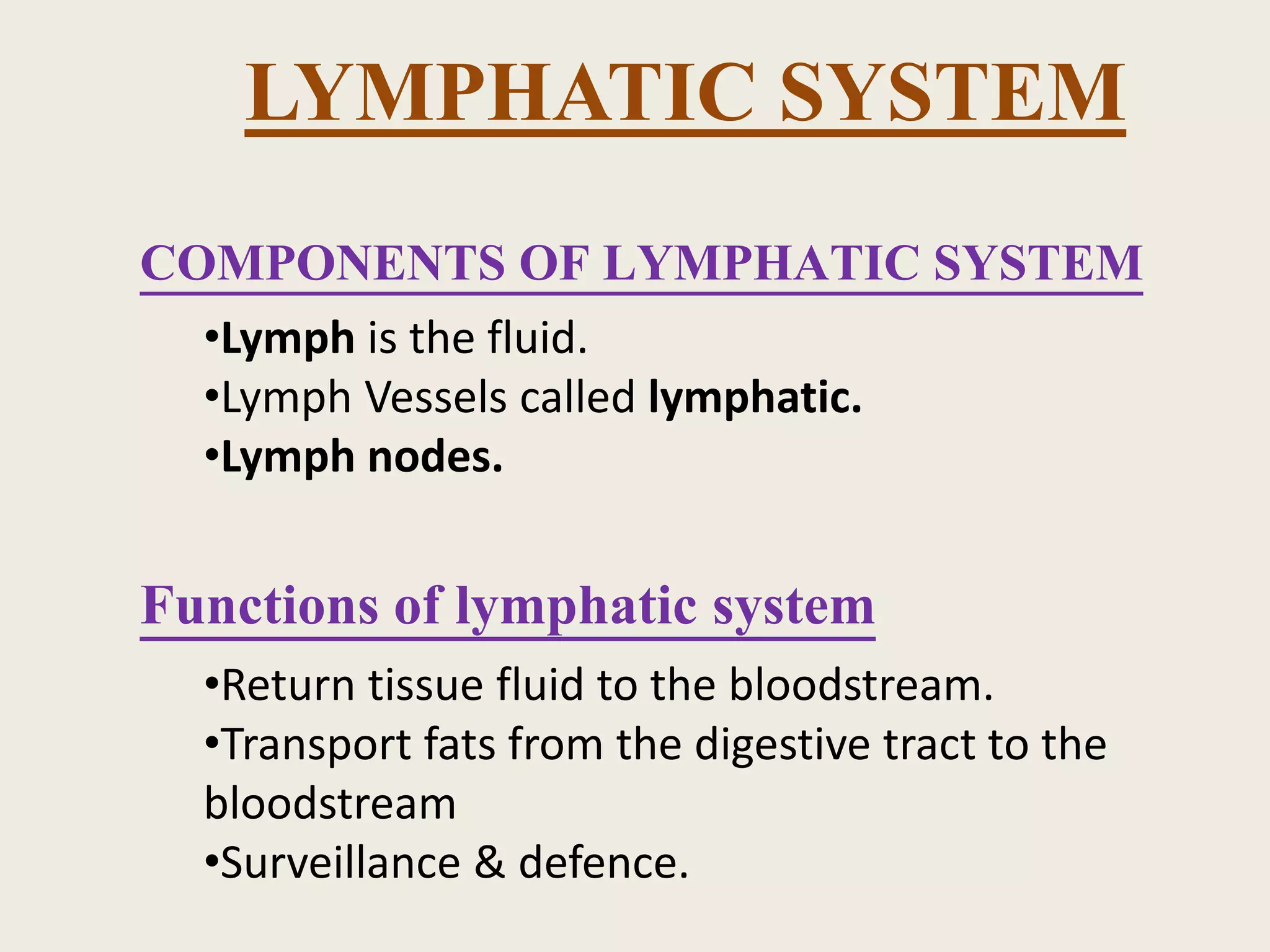 Lymphatic system-ppt | PPTX | Ear, Nose and Throat Conditions ...