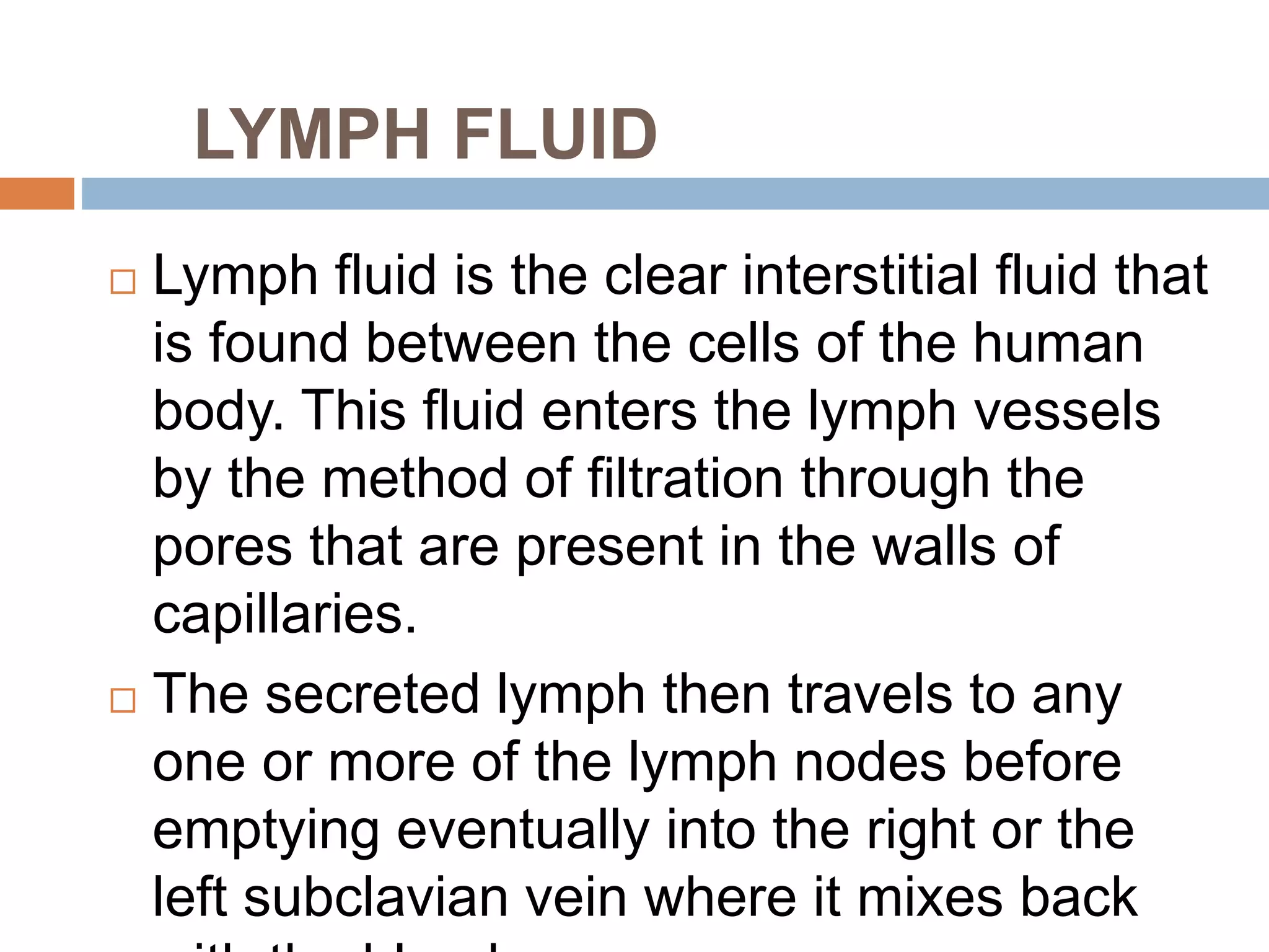 Lymphatic system-----(Physiology) | PPTX