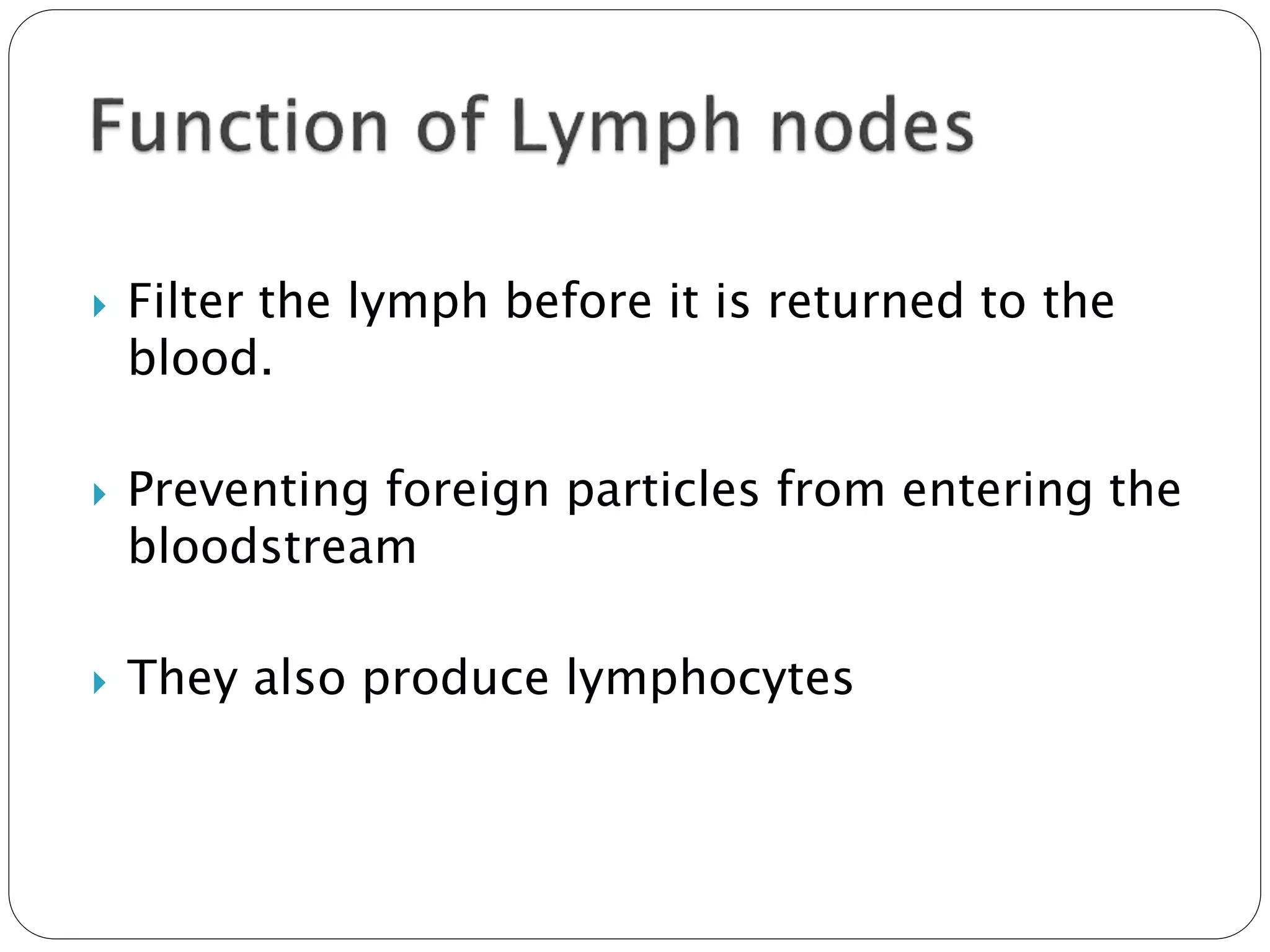 Lymphatic system | PPTX | Ear, Nose and Throat Conditions | Diseases ...
