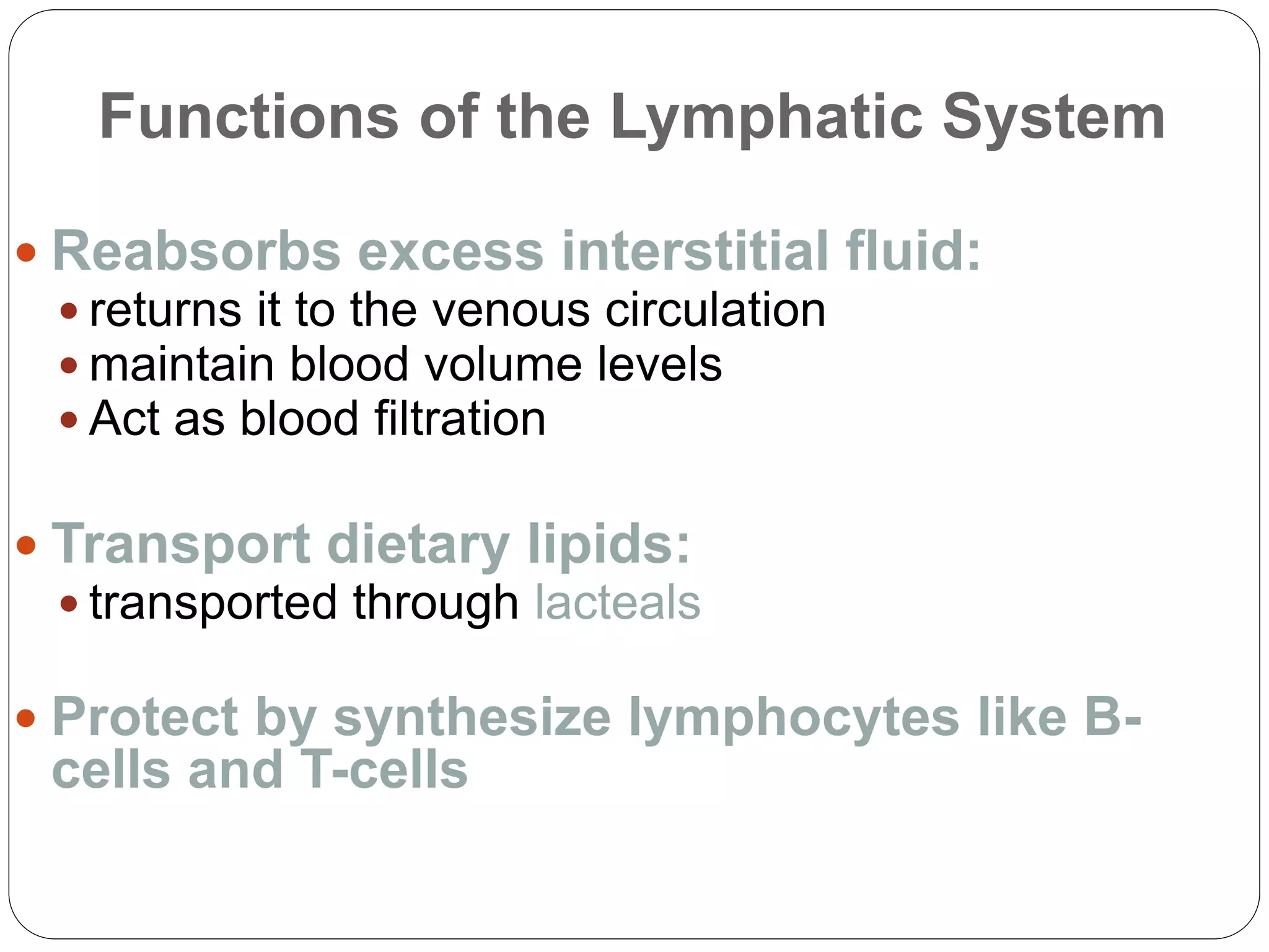 Lymphatic system | PPTX | Ear, Nose and Throat Conditions | Diseases ...