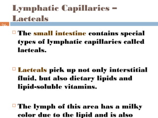 Lymphatic system (function of lymphatic systems) | PPT