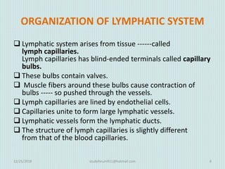 Lymphatic system, Human Lymphatic system | PPT