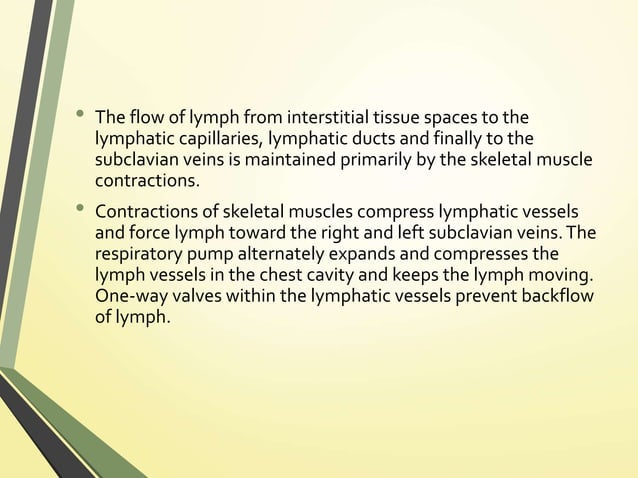 Lymphatic system: Anatomy and Physiology | PPTX