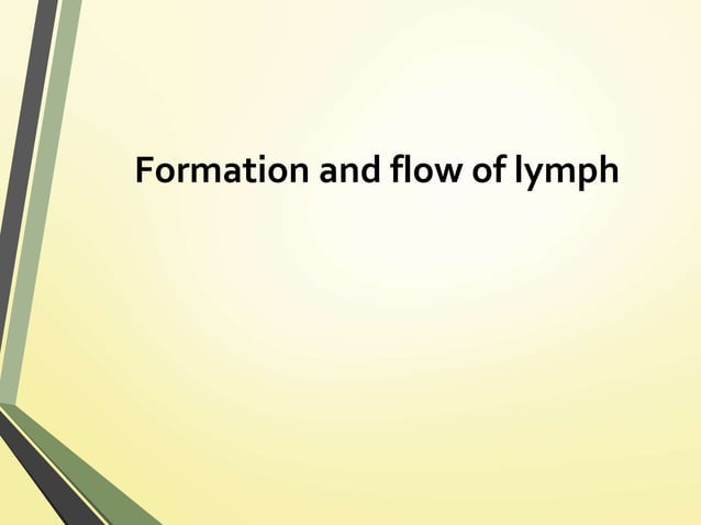Lymphatic system: Anatomy and Physiology | PPTX