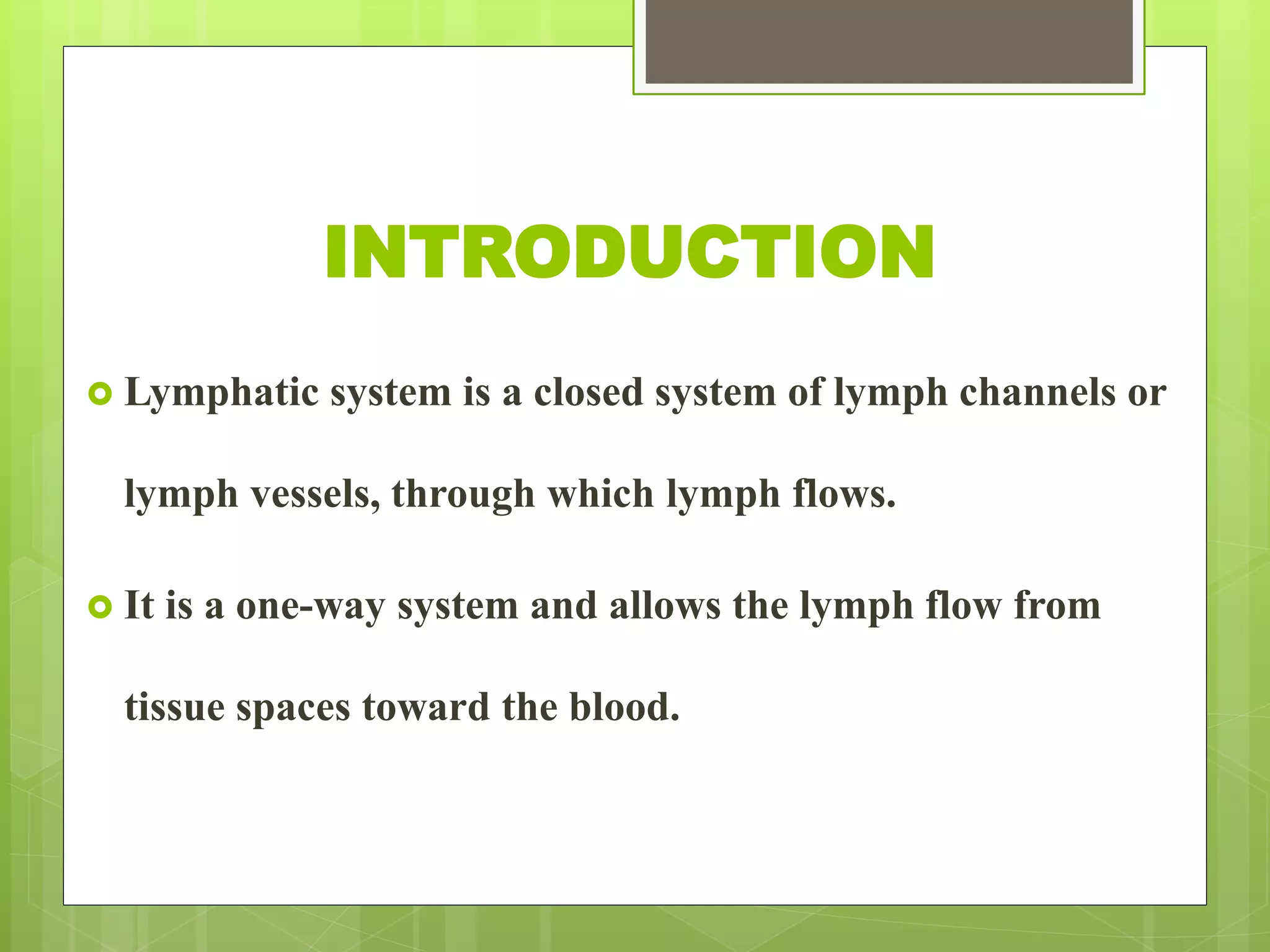 Lymphatic system Physiology | PPTX