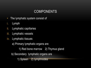 Lymphatic system | PPTX
