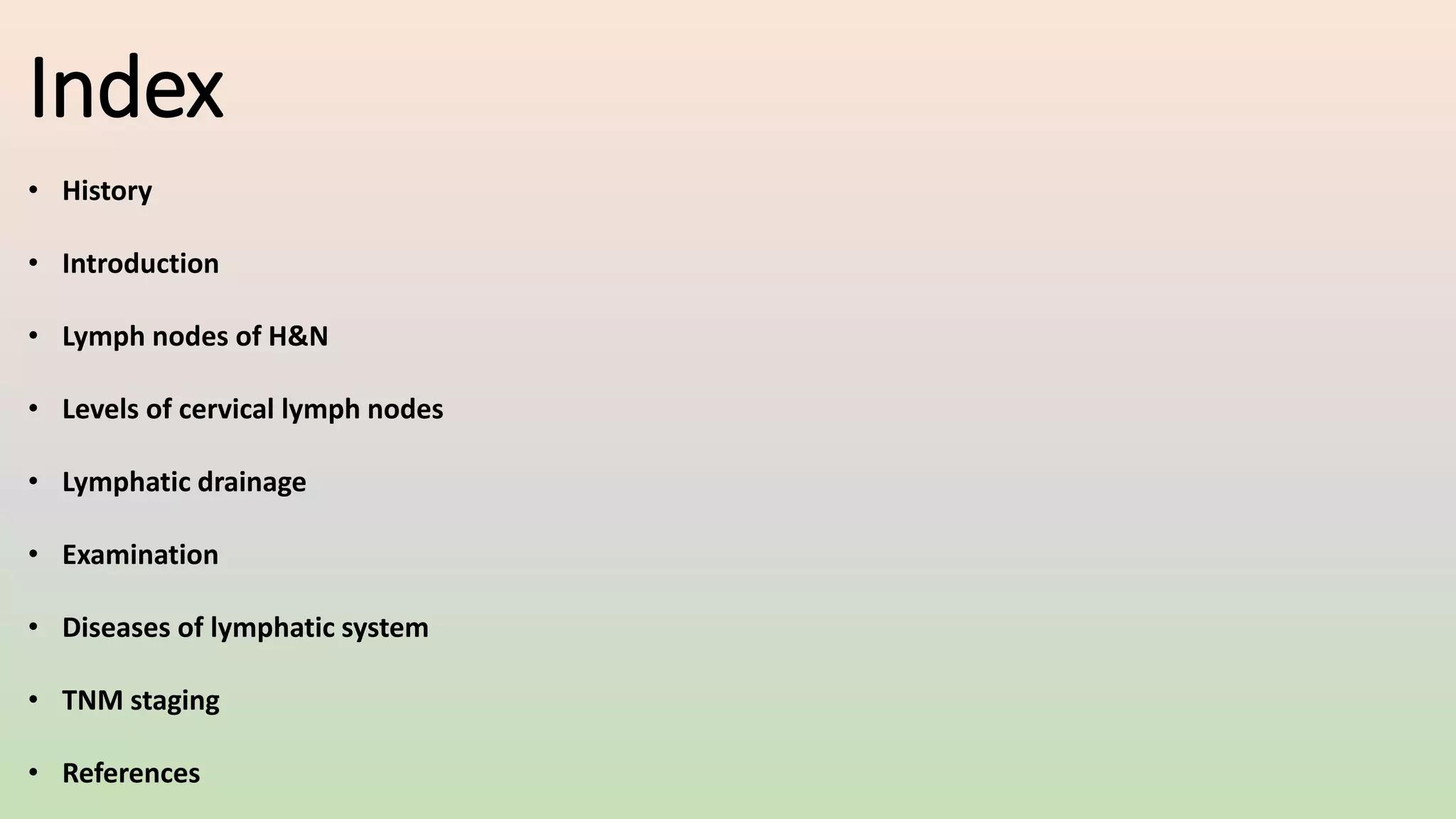 Lymphatic system of Head&Neck ; TNM Staging 8th edition | PPTX