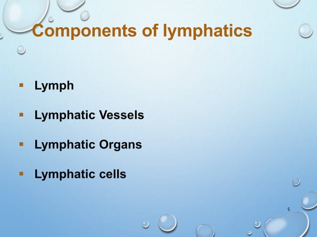 Lymphatic System anatomy and physiology ppt | PPT