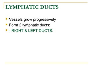 anatomy of LYMPHATIC SYSTEM power point presentation | PPT