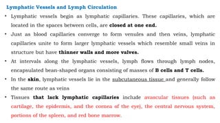LYMPHATIC SYSTEM (Human Anatomy & Physiology-II) | PPTX
