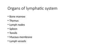 HUMAN ANATOMY AND PHYSIOLOGY OF LYMPHATIC SYSTEM. | PPTX
