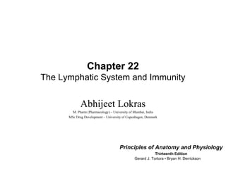 Lymphatic system and immunity | PPT