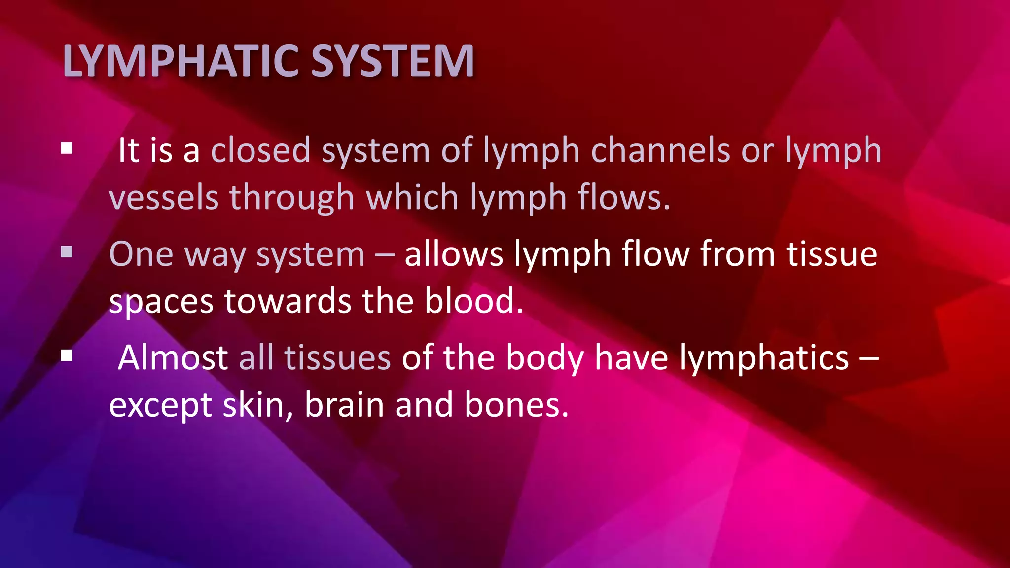 Lymphatic system and lymph | PPTX