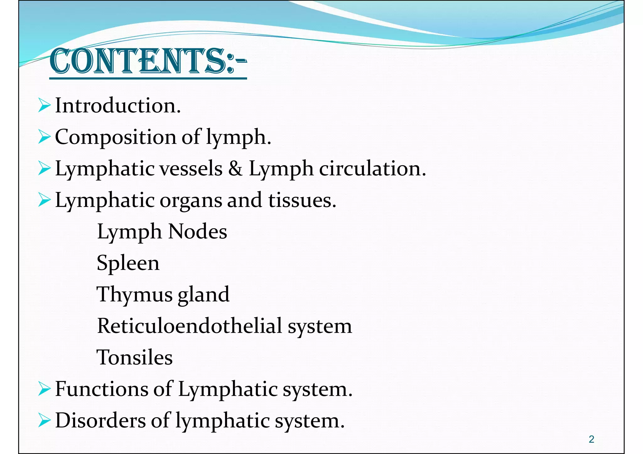 Lymphatic system | PDF