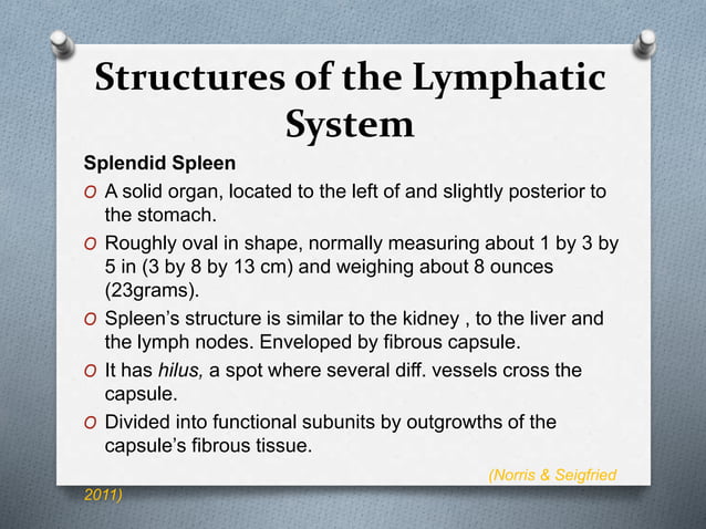Lymphatic system & Immunity