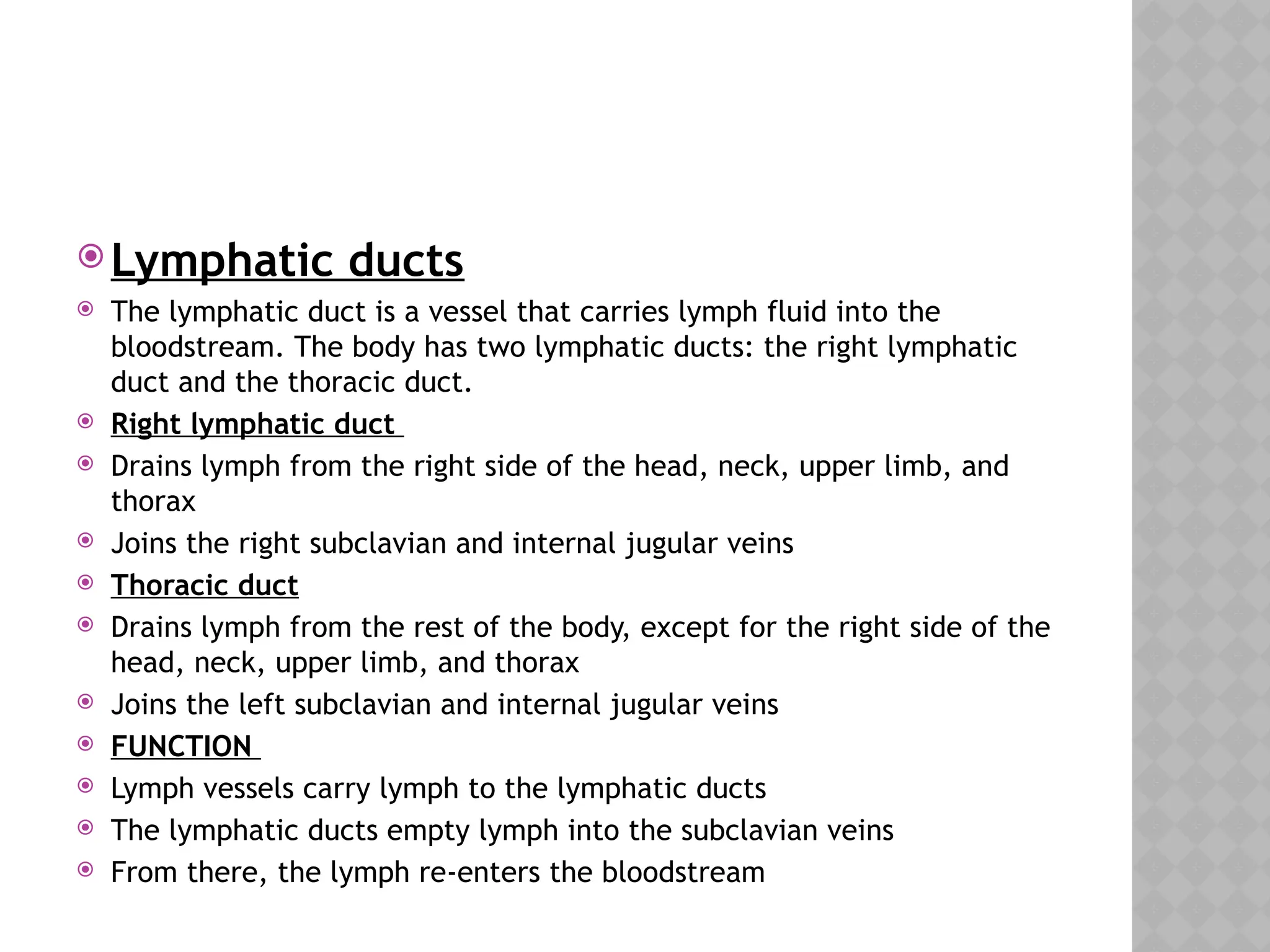 lymphatic system ppt.pptx for gnm first year students | PPTX