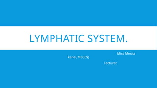 Lymphatic system ppt[1].pptx . | PPTX