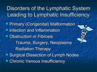 Lymphatic disorders and surgery | PPT