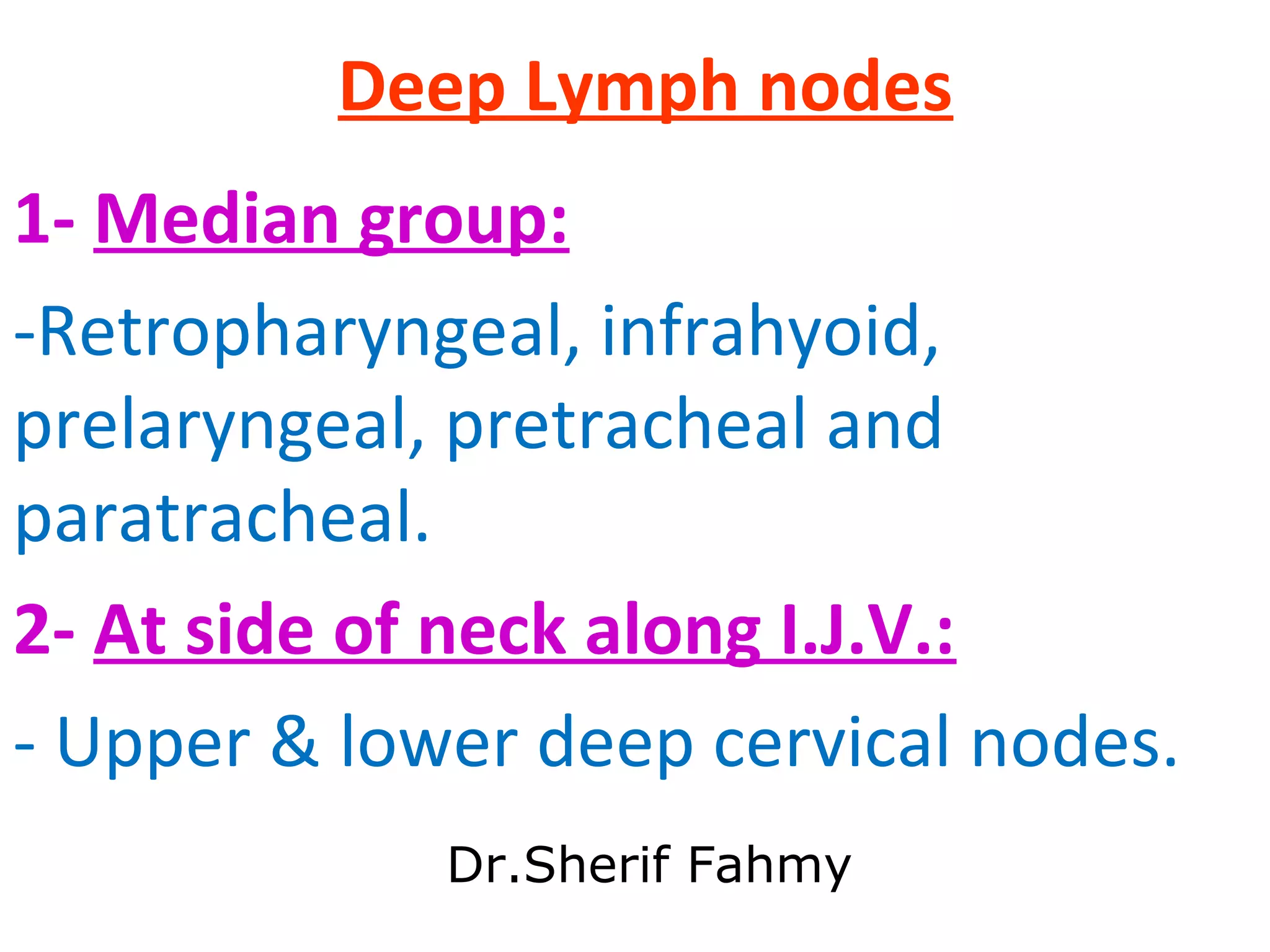 Lymphatic drainage of Head & Neck (Anatomy of the Neck) | PPS