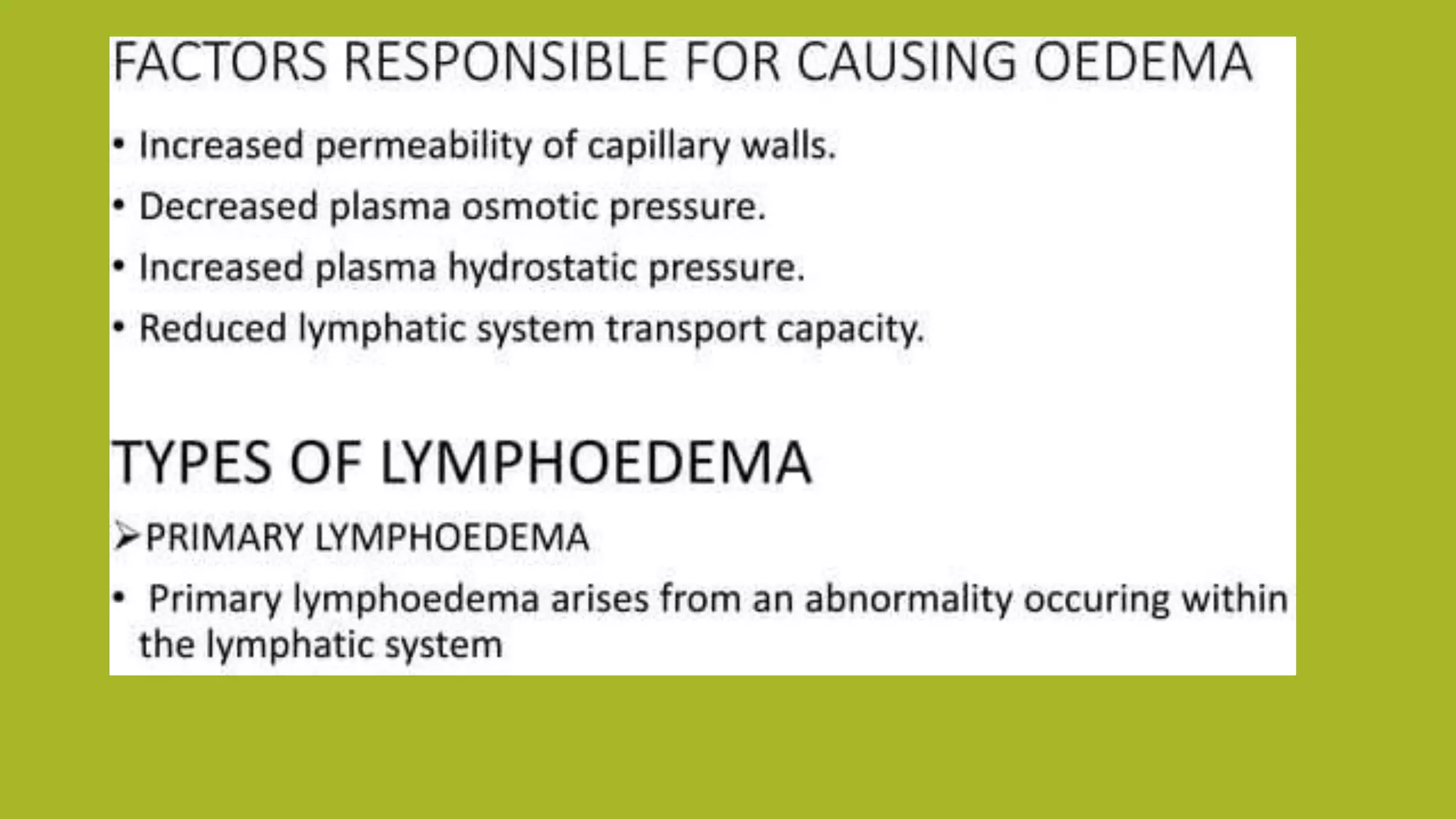 lymph edema and use of ipc evidence.pptx | First Aid | Injuries