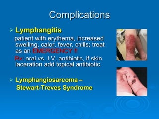 Lymphedema an overview | PPT