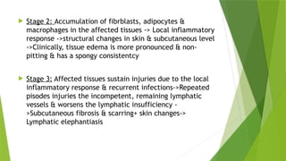 Lymphedema ppt- Etiology, Clinical Features and Management | PPTX