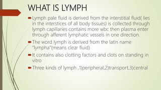 Lymph mh | PPTX