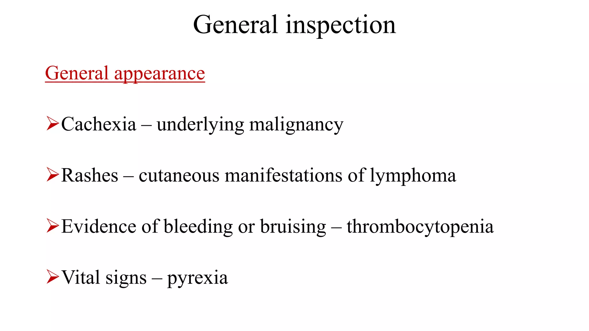 Lymph nodes examination | PPTX