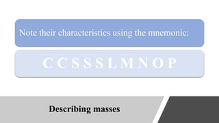 Lymph nodes examination | PPTX