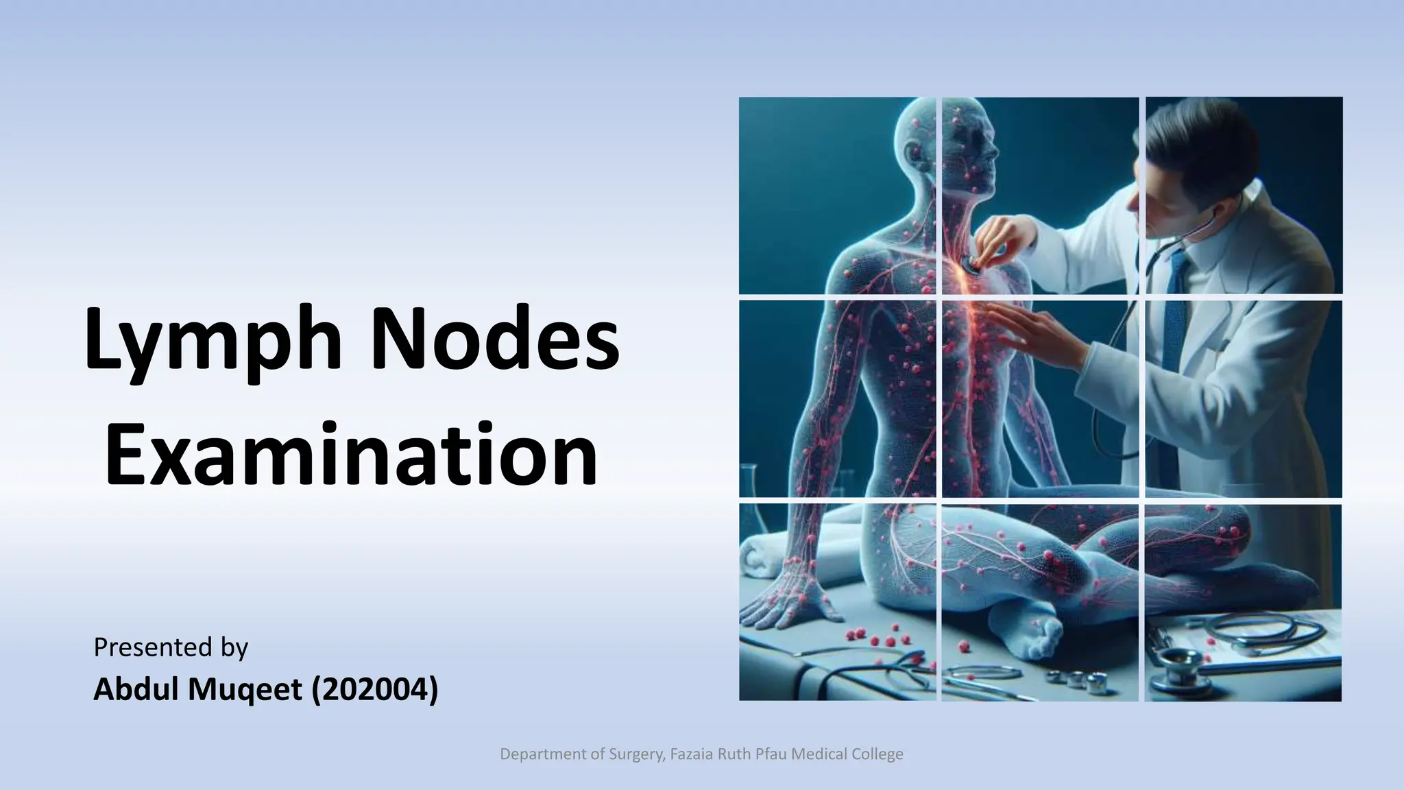 Lymph Node Examination.pptx NODES OF NECK,NODES OF AXILLA,NODES OF GROIN | PPT
