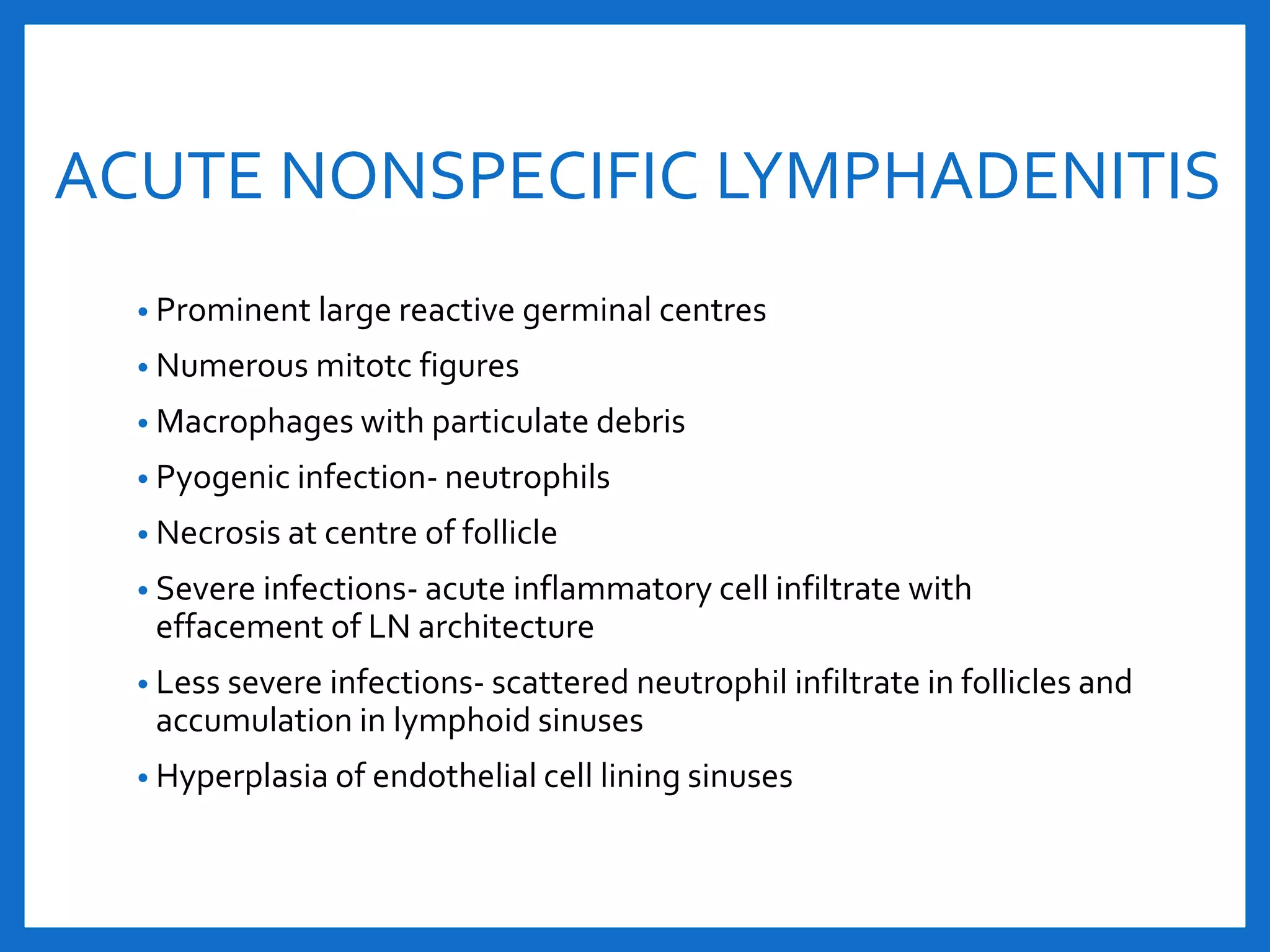 Histology and pathology of lymph nodes | PPTX