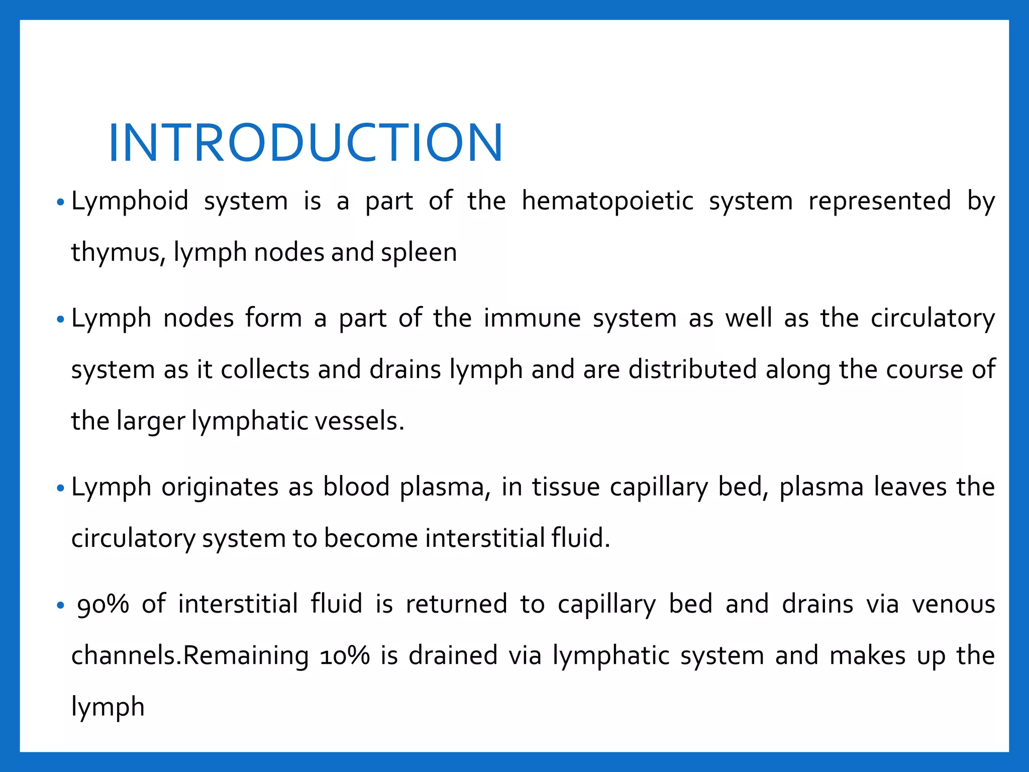 Histology and pathology of lymph nodes | PPTX