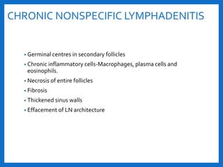 Histology and pathology of lymph nodes | PPTX
