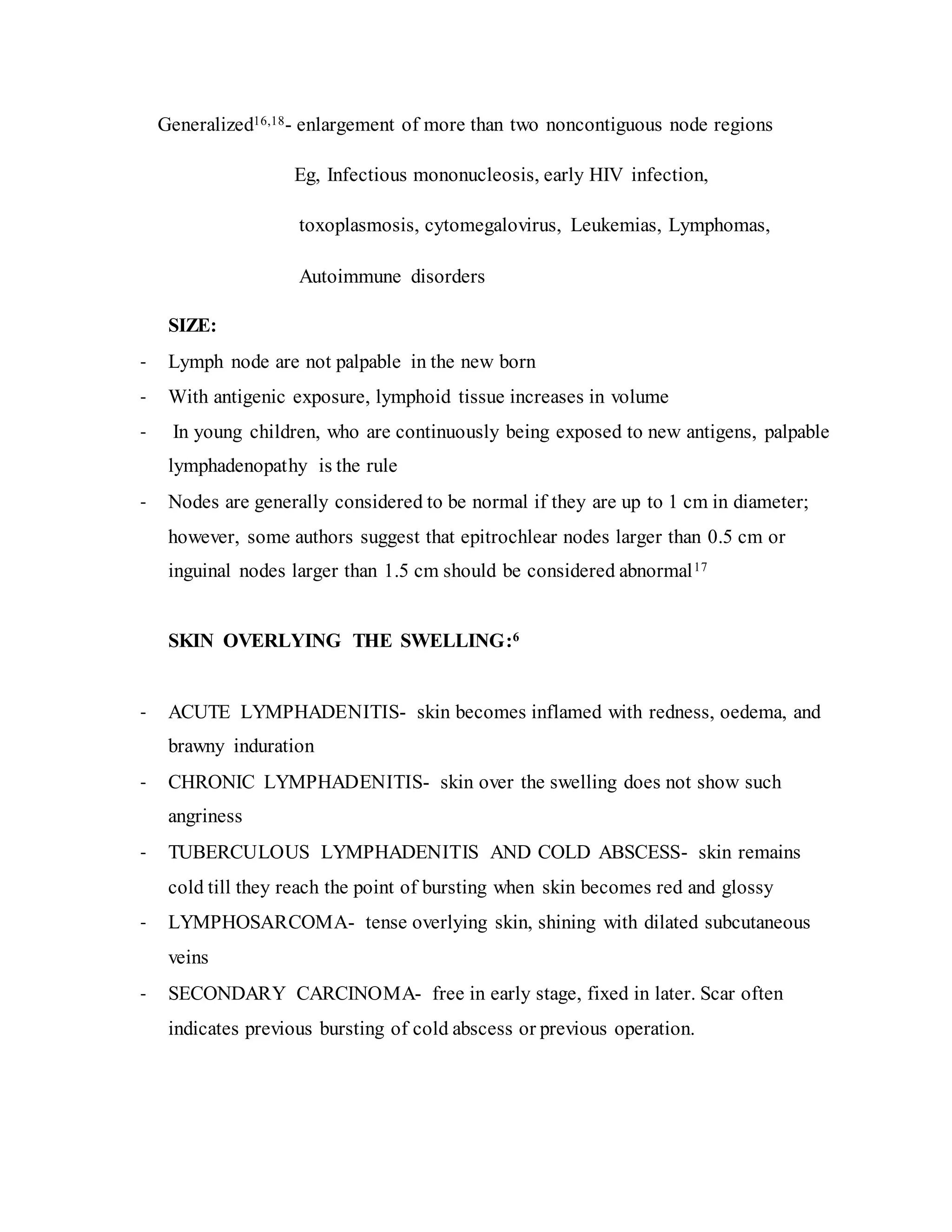 LYMPH NODES OF HEAD AND NECK AND DIFFERENTIAL DIAGNOSIS OF CERVICAL ...