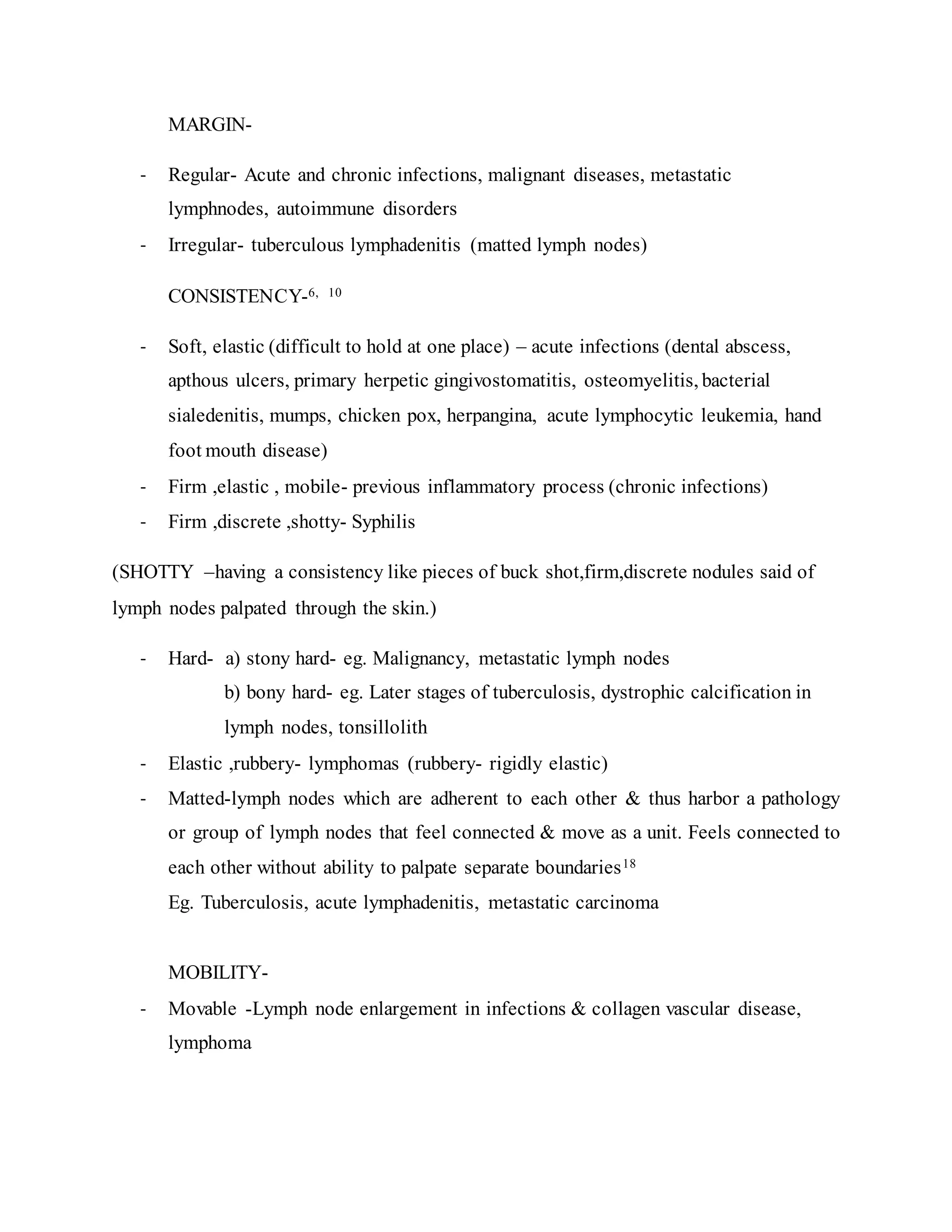 LYMPH NODES OF HEAD AND NECK AND DIFFERENTIAL DIAGNOSIS OF CERVICAL ...