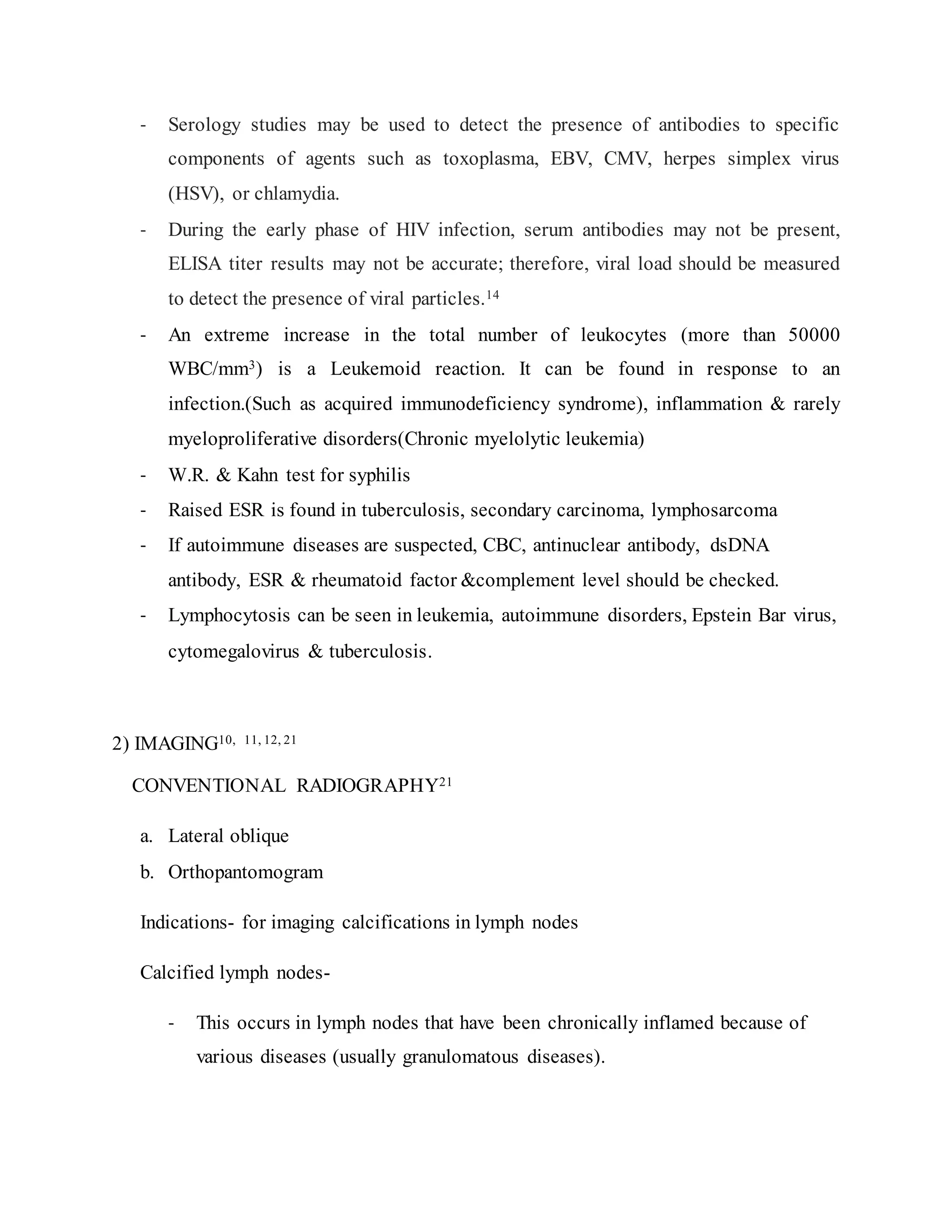 LYMPH NODES OF HEAD AND NECK AND DIFFERENTIAL DIAGNOSIS OF CERVICAL ...