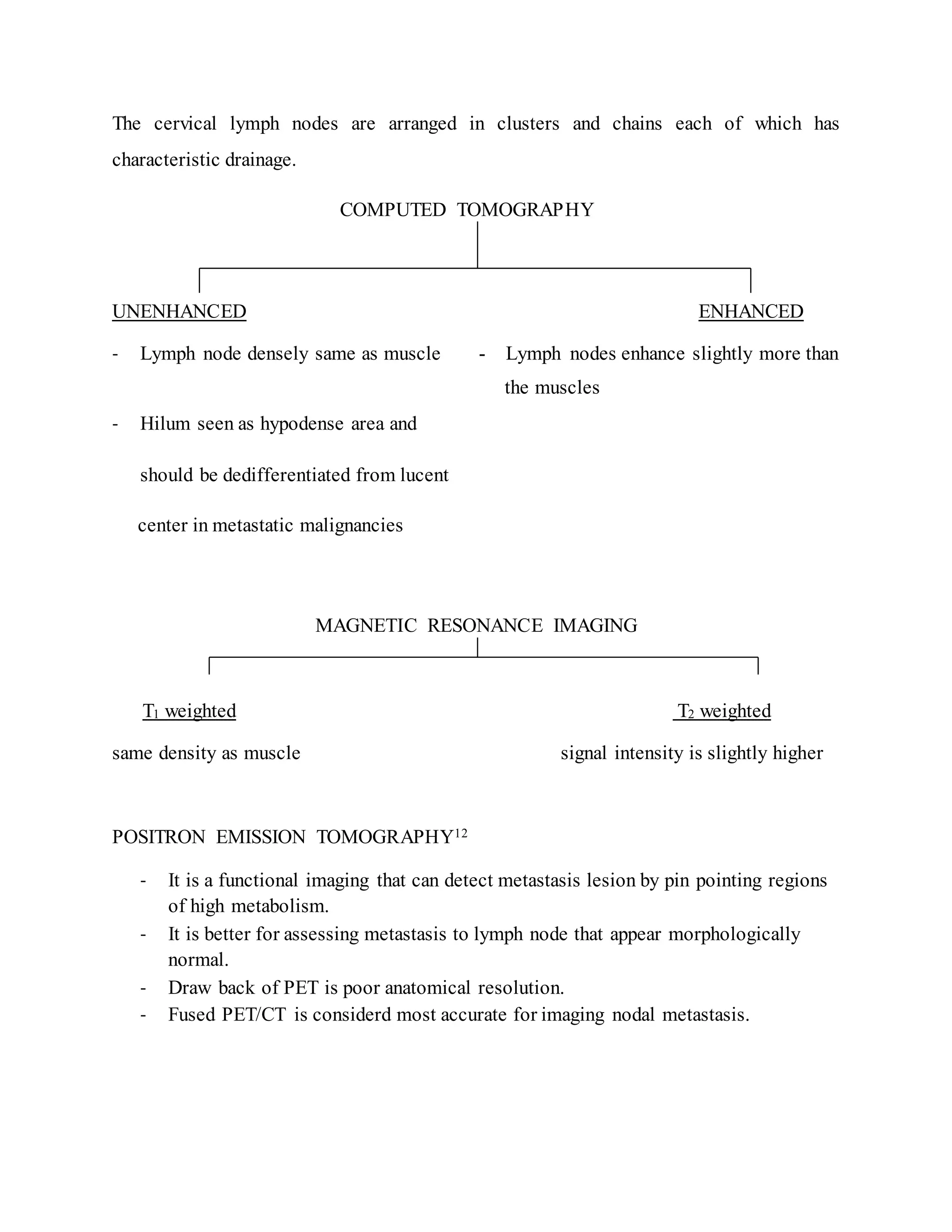 LYMPH NODES OF HEAD AND NECK AND DIFFERENTIAL DIAGNOSIS OF CERVICAL ...