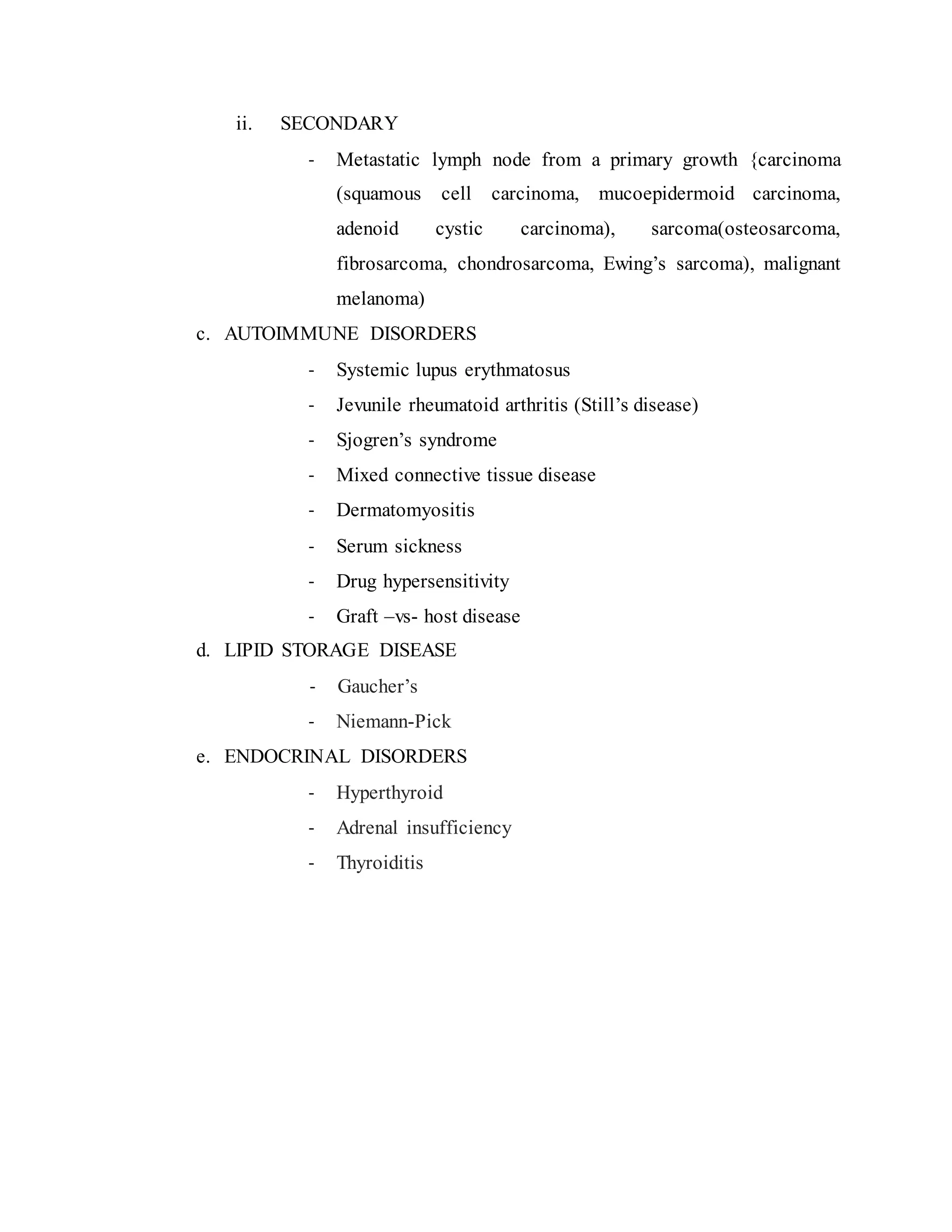 LYMPH NODES OF HEAD AND NECK AND DIFFERENTIAL DIAGNOSIS OF CERVICAL ...