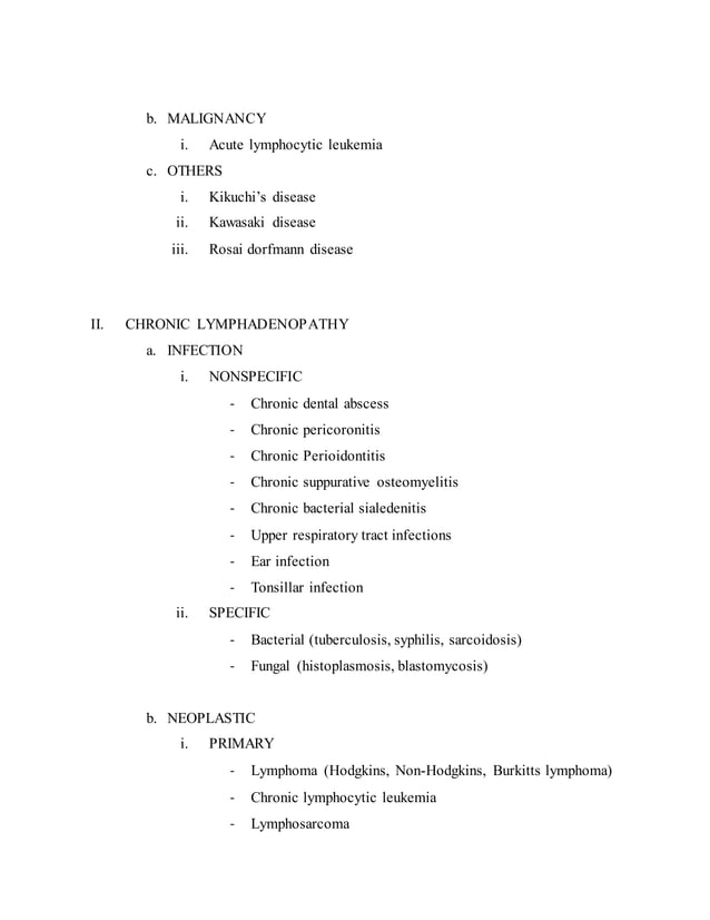 LYMPH NODES OF HEAD AND NECK AND DIFFERENTIAL DIAGNOSIS OF CERVICAL ...