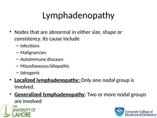 Lymph Nodes.pptx by Dr Alamgeer university college of dentistry | PPT
