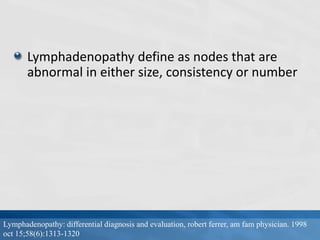 Lymph nodes of head and neck: Normal anatomy and applied aspect | PPTX