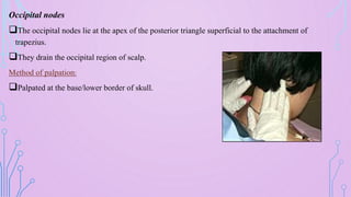 lymphatics , examination of lymph nodes. | PPTX