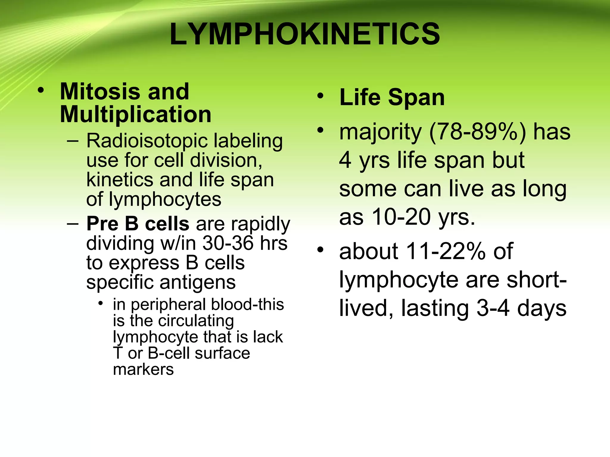Lymphocyte production and maturation | PPT
