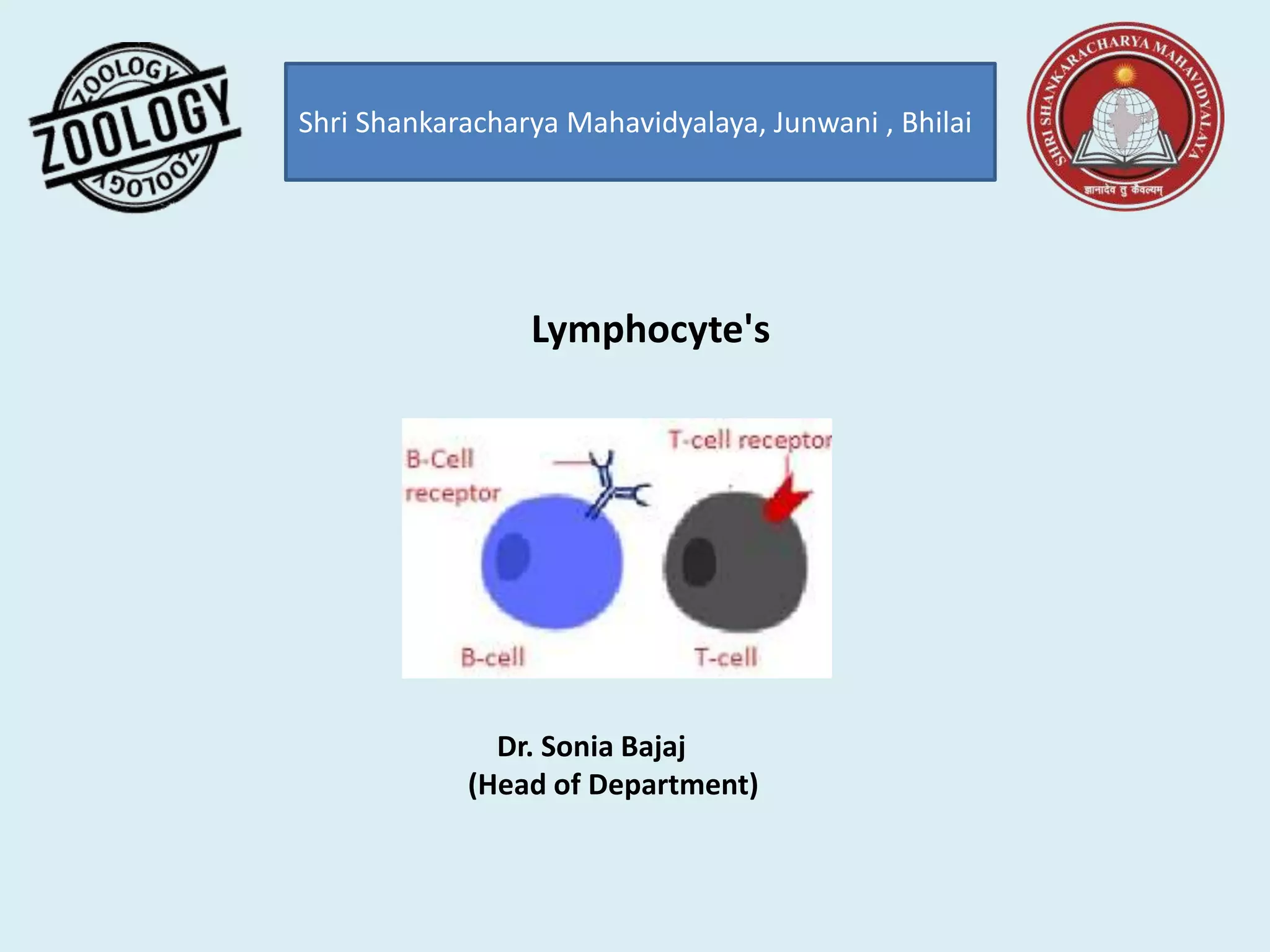 Lymphocytes -Types | PPTX