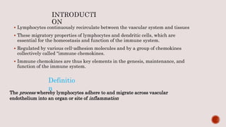 Lymphocyte traffic p.k.sonkar | PPTX