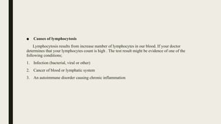 Lymphocytosis | PPTX