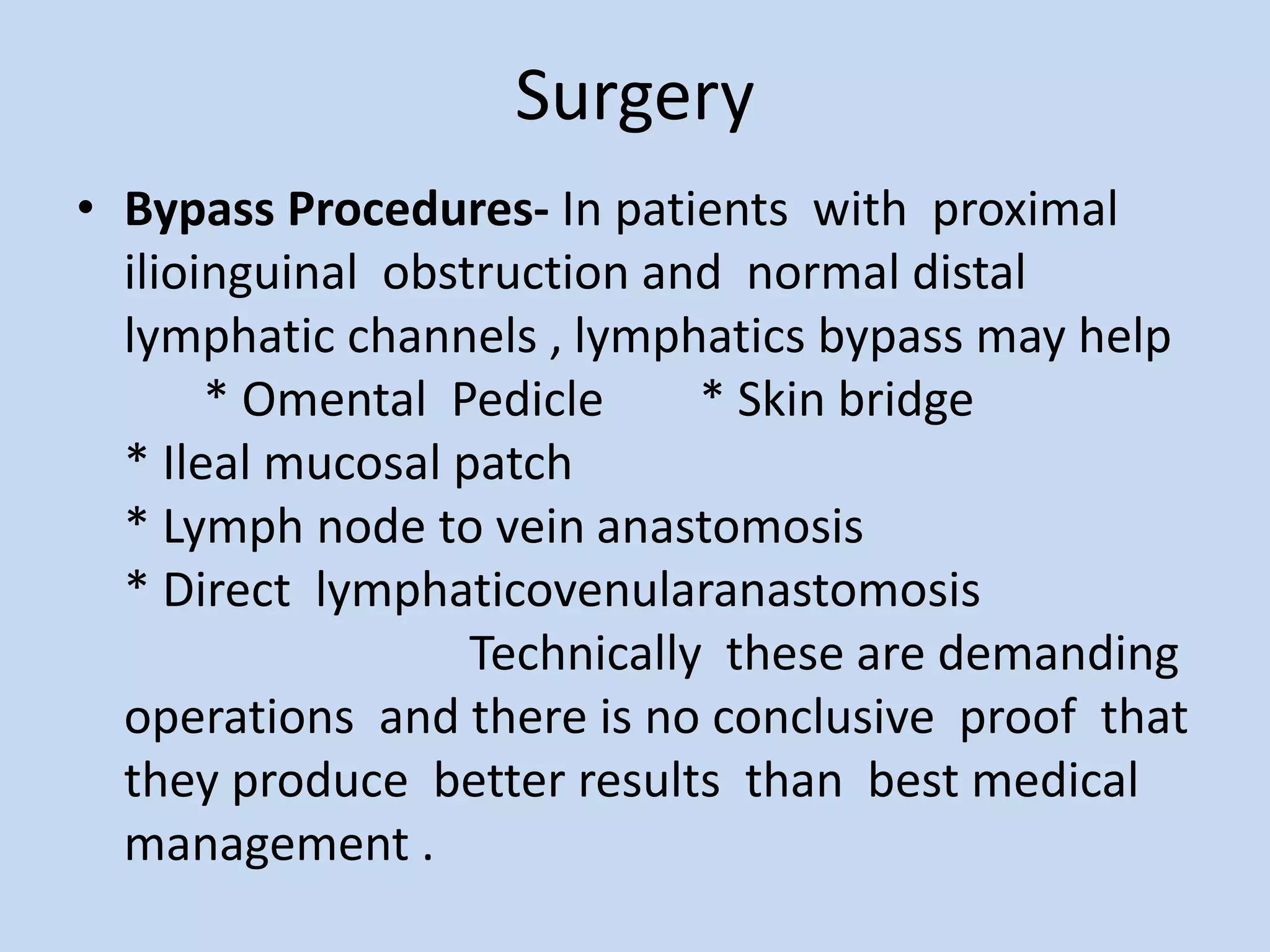 Lymphoedema - Clinical features and Management | PPTX