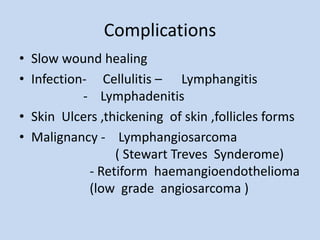 Lymphoedema - Clinical features and Management | PPTX