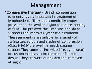 Lymphoedema - Clinical features and Management | PPTX